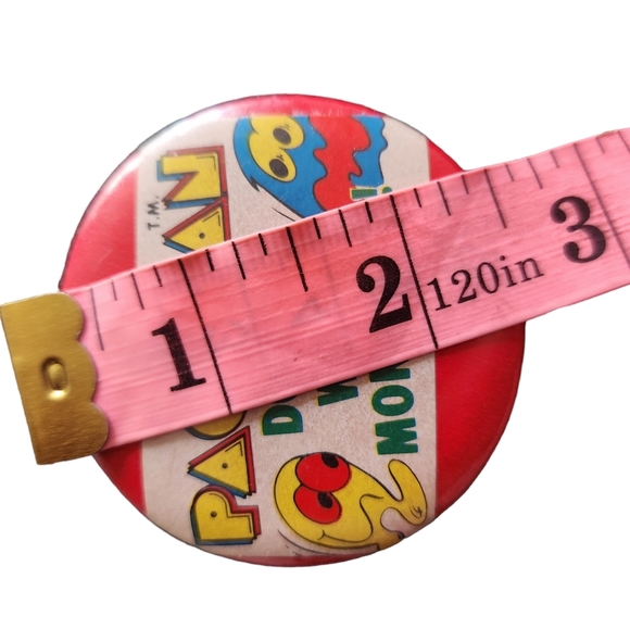 Other | Vintage Pac Man Pin Pinback Button Funny Arcade Game 8s 90s ...